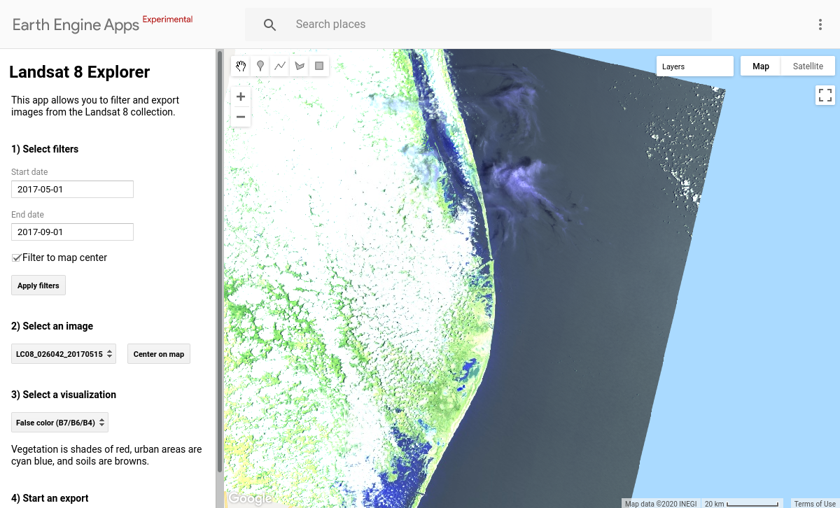 Google Earth Engine Apps